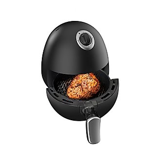 Air Fryer 5-Quart Metal Smart Combo Oven 1500W Air Fryer oven Oilless Electric Airfryer with LCD Touch Screen Wide 175℉-400℉ Temp Range, Nonstick Basket, 8 Quick Presets, ETL Certified