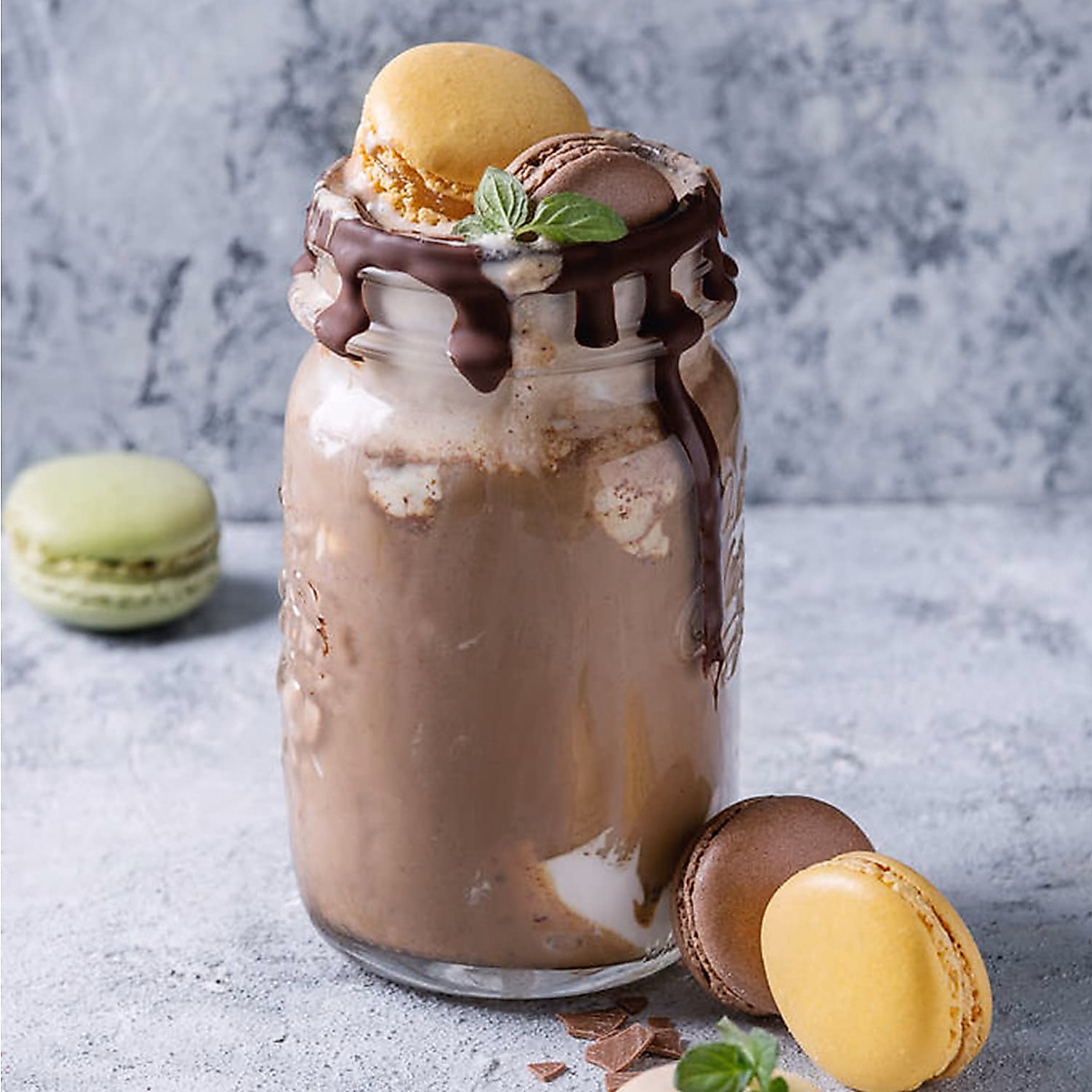 Accguan 16oz Glass Jars with Regular Lids, Mason Jar With Airtight Lids(Black), Clear Glass Jar Ideal for Jam,Honey,Shower Favors,Wedding Favors, 15 pack