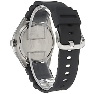 Casio Men's Stainless Steel Quartz Watch with Resin Strap, Black, 26 (Model: MDV-106B-1A2VCF)