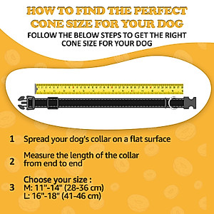 Kremboss Donut Soft Dog Cone Collar - Maintains Clear Vision, Comfortable Inflatable Cone for Dogs to Stop Licking, Machine Washable Dog Cone Alternative After Surgery, Dog Cones for Large Dogs