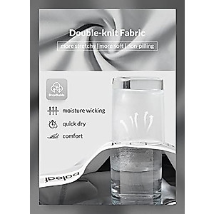 BALEAF Men's Cycling Underwear 4D Padded Bike Shorts Padding Road Biking Bicycle MTB Liner Shorts Spin Underpants, Grey L