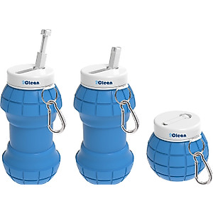 Portable Bidet Travel-Collapsible & Expandable 550ml | Lightweight, Convenient Flow Bidet, Travel Bidet Portable, Handheld Bidet, Portable Bidet for Women, Hand Held Bidet, Bidet Bottle, Camping bidet