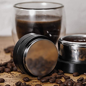 51mm Espresso Tamper & Distributor, MATOW Dual Head Coffee Leveler Fits 51mm Delonghi Portafilter, Adjustable Depth-Professional Espresso Hand Tampers