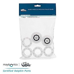 Dolphin Genuine Replacement Part — Guide Wheels (4PK) with 2 Pully Gears — Part Number 3884997-R6
