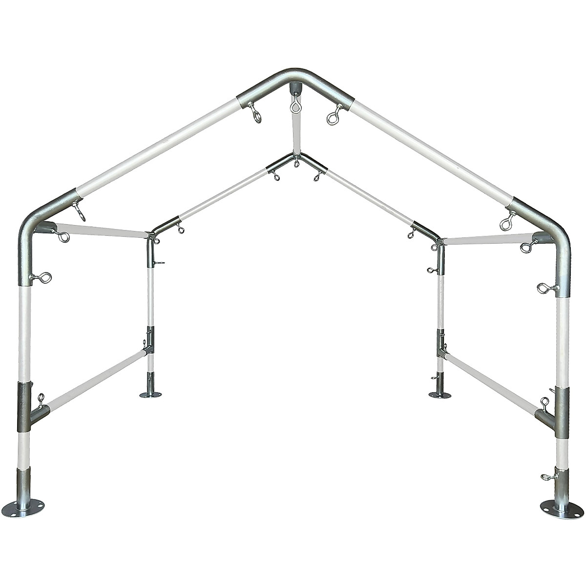 10' x 10' High Peak Canopy Fittings, DIY RV & Boat Carport, Party Tent, 1" EMT Metal Frame Parts