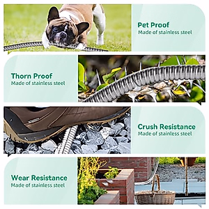 Garden Hose 100 ft - Water Hose 100 ft Metal Garden Hose Stainless Steel Flexible Garden Hose Collapsible and No Kink Water Pipe Outdoor Hose