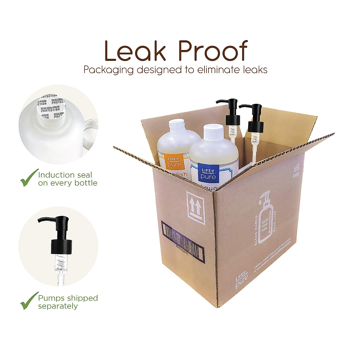 Life Is Pure, 6 Fresh & Soothing Scents, Variety Pack, Liquid Hand Soap, 12.5 fl oz