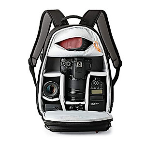LowePro Tahoe BP 150. Lightweight Compact Camera Backpack for Cameras (Black).