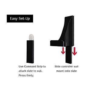 3DLASERSLAB Damage-Free Controller Wall Mount Display for Xbox One, Microsoft, Easy Install, 3M Command Strip Included (Dark Blue, 3)