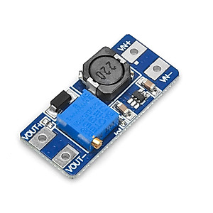 OSOYOO 10PCS MT3608 DC-DC Step Up Boost Converter Module 2A Adjustable Voltage Regulator Board Input Voltage 2.5V-15V to 5V-20V Output Voltage for Arduino