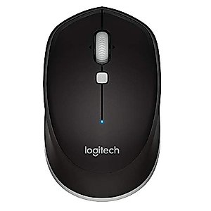 Logitech M535 Bluetooth Mouse Compact Wireless Mouse with 10 Month Battery Life Works with Any Bluetooth Enabled Computer, Laptop or Tablet Running Windows, Mac OS, Chrome or Android, Gray - Black