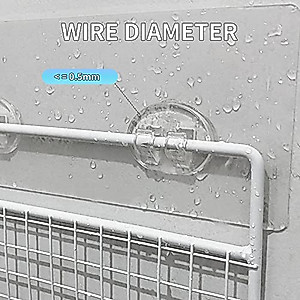 YAFIYGI 2 Packs Shower Caddy Adhesive Replacement No Drilling Strong Transparent Adhesive for Shower Caddy Kitchen Racks Bathroom Storage Shelves Strong Sticky Heavy-duty Wall Adhesives