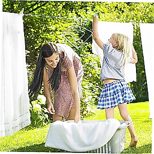 GATHINESS 2pcs Swivel Hanger Quilt Blanket Kids Hangers Folding Clothes Rack Spiral Quilt Rack rotatable Spiral Hanger Clothes Drying Racks Hanging Rack Space-Saving Organizer to Rotate Sock