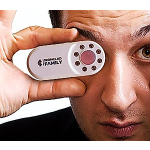 IronClad Family Bug and Hidden Camera Detectors - Motion Sensor,Anti Spy Detector with Infrared Viewfinders - Pocket Sized Hidden Camera Scanner Finder Gadget for Home Office Hotels & Bathrooms