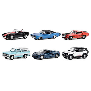 Greenlight 37270 Barrett-Jackson Scottsdale Edition Series 11 Complete Set of Six (6) Diecast Models 1:64 Scale