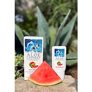 Aloe Cadabra Personal Lube, Organic Lubricant for Her, Him & Couples, Watermelon 2.5 Ounce