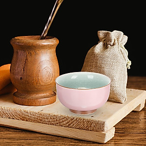 Didiseaon Rabbit Inside Cup 3d Coffee Mug Cute Animal Figurine Ceramics Cup Easter Bunny Coffee Tea Cup Japanese Teacups for Women Friends Bunny Inside Cup