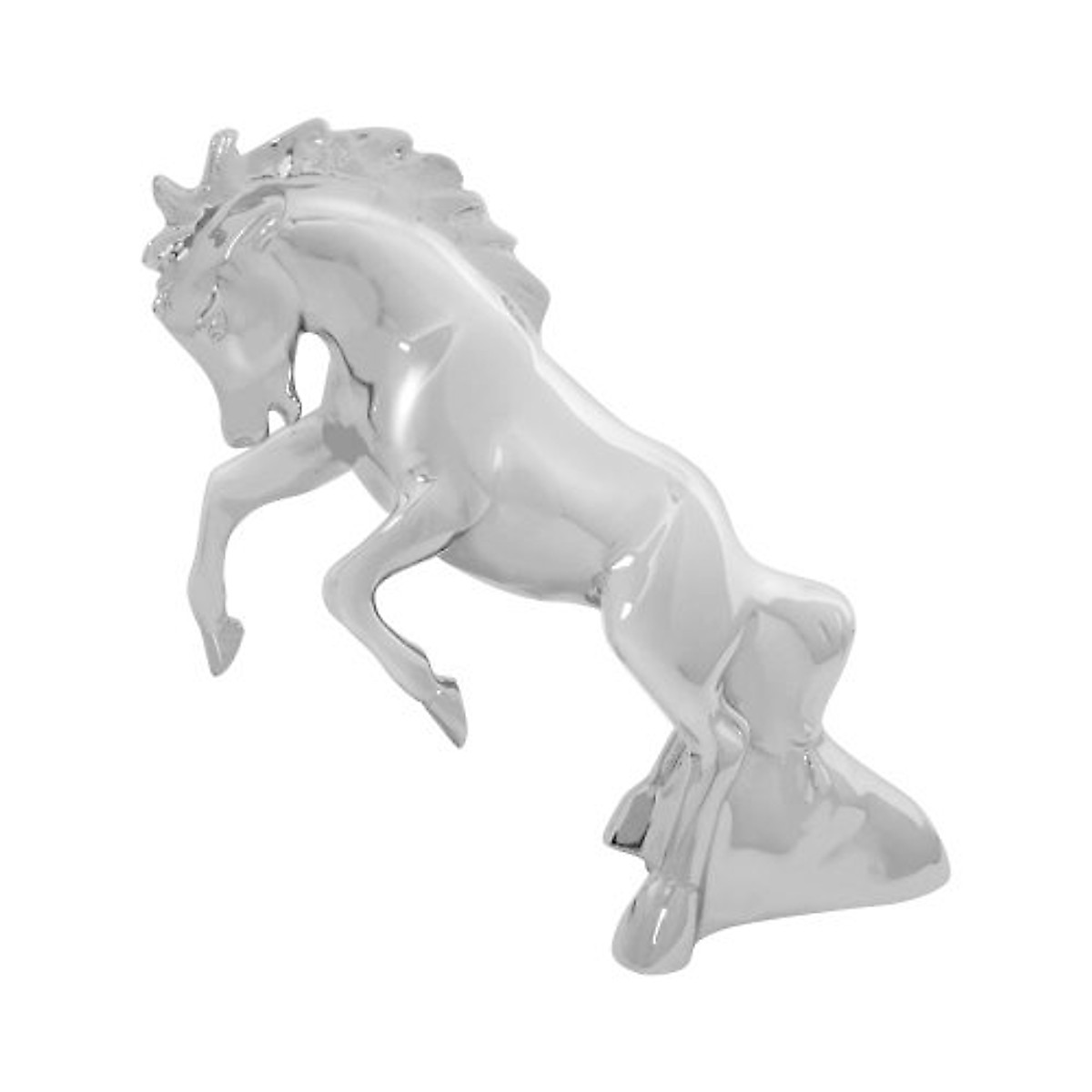 GG Grand General 48120 Chrome Fighting Stallion Hood Ornament