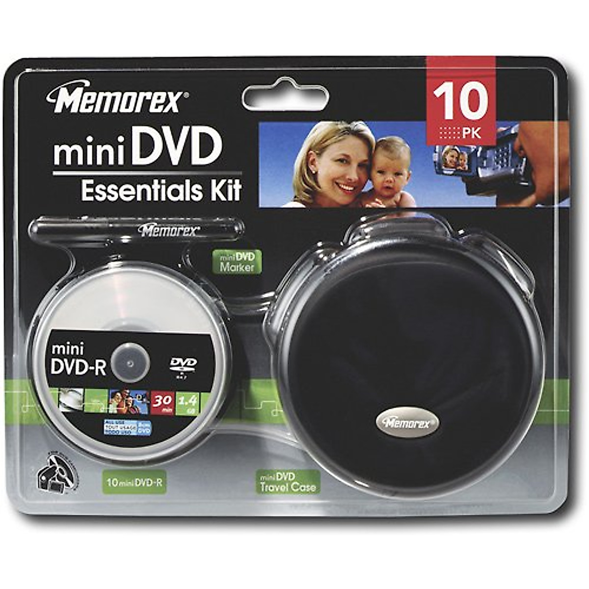 Memorex - Mini DVD Essentials Starter Kit - 32028205
