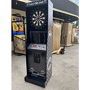 Coin Operated Electronic Dart Board- Heavy Duty for Commercial and Home Use with Both Coin and Free Play Option