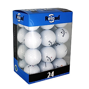 Reload Recycled Golf Balls (24-Pack) of Callaway Golf Balls, One Size, White
