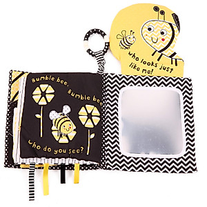 MALOMME Quiet Book, Soft Books for Babies First Book Crinkle Cloth Baby Books for Infants Babies Kids Toddler Fabric Baby's First Soft Activity Books Early Educational Baby Toys Baby Gift