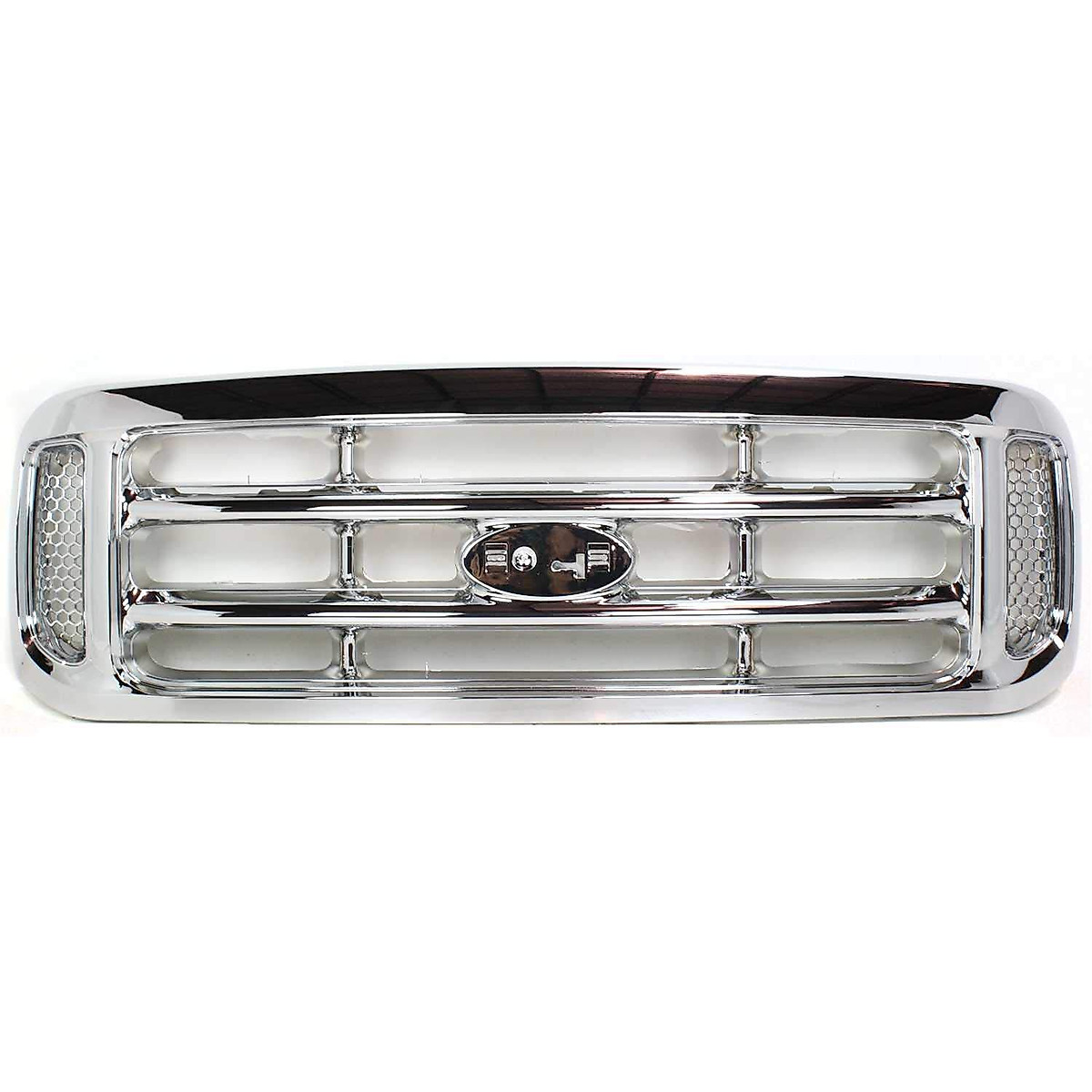 Evan Fischer Grille Assembly Compatible with 1999-2004 Ford F-250 Super Duty, 1999-2004 F-350 Super Duty, 1999-2004 F-450 Super Duty & 1999-2004 F-550 Super Duty - FO1200417