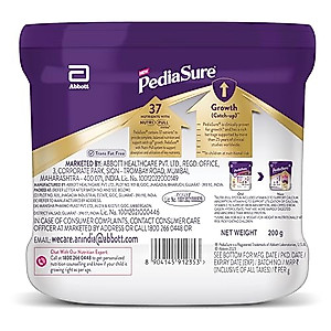 Pediasure Vanilla Delight 200g/7.05oz - Plastic Jar - For Kids 2 Years to 10 Years