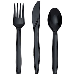 Juvale 144 Piece Jurassic Dinosaur Birthday Party Supplies with Dino Plates, Knives, Spoons, Forks, Cups, and Napkins (Serves 24)