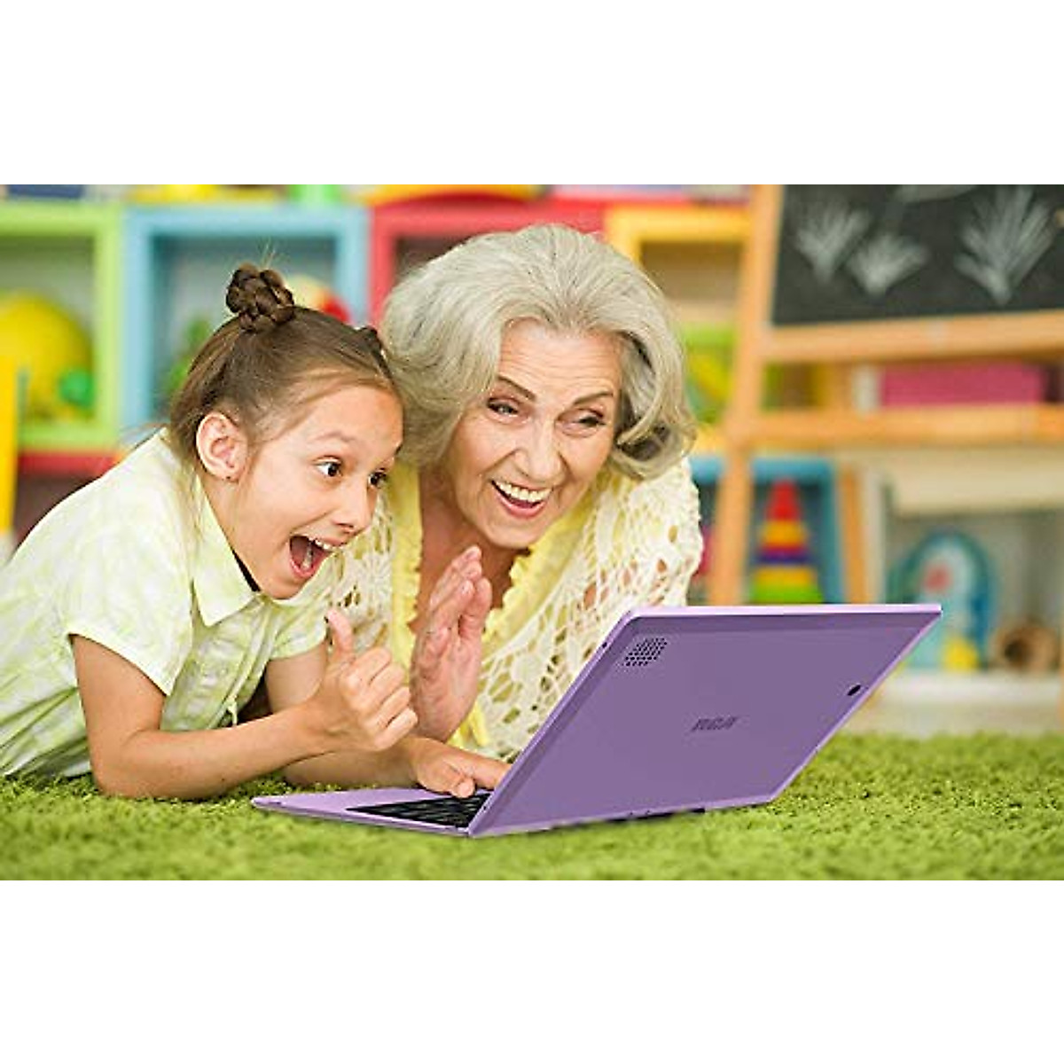 2016 Newest Premium High Performance RCA Viking Pro 10.1" 2-in-1 Touchscreen Laptop Computer Tablet Quad-Core Processor 1G Memory 32GB Hard Drive Detachable-Keyboard Webcam Android 5.0 Lollipop Purple