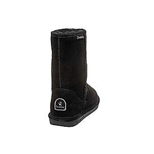 BEARPAW Women's Emma Short Boot,Black II,10 M US