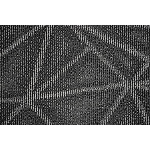 Furnish my Place Modern Indoor/Outdoor Commercial Dark Gray Modern Area Rug, Home Decor Mat, Commercial Rug for Living Room, Playroom, Made in USA - 10' x 11' Rectangle