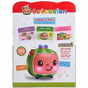 CoComelon Chase - 3 Ways to Play: Chase, Hide ‘N Seek, Sit ‘N Play - Sensory Play Activities - Plays Clips of Songs, ‘Heads Shoulders Knees and Toes’ & ‘Animal Dance Song’ (CMI0013)