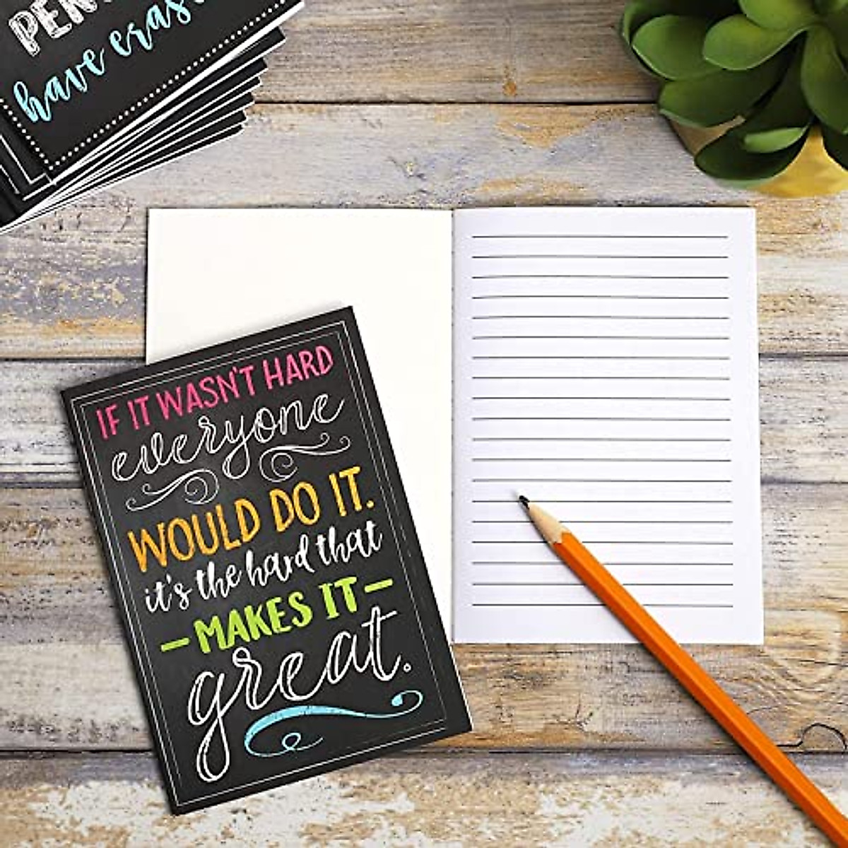 12-Pack Small Inspirational Notebooks with Growth Mindset Quotes, Motivational Pocket Journal Notepads for Students, Kids Party Favors, School, Office (3.5x5 in)