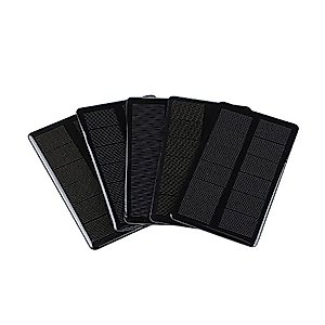 SUNYIMA 5Pcs Polycrystalline Mini Solar Panels Solar Cells Solar System Kit 6V 180mA 133mm x 73mm/5.23"x 2.87" for DIY Electric Toy Materials Photovoltaic Cells Solar DIY System Kits