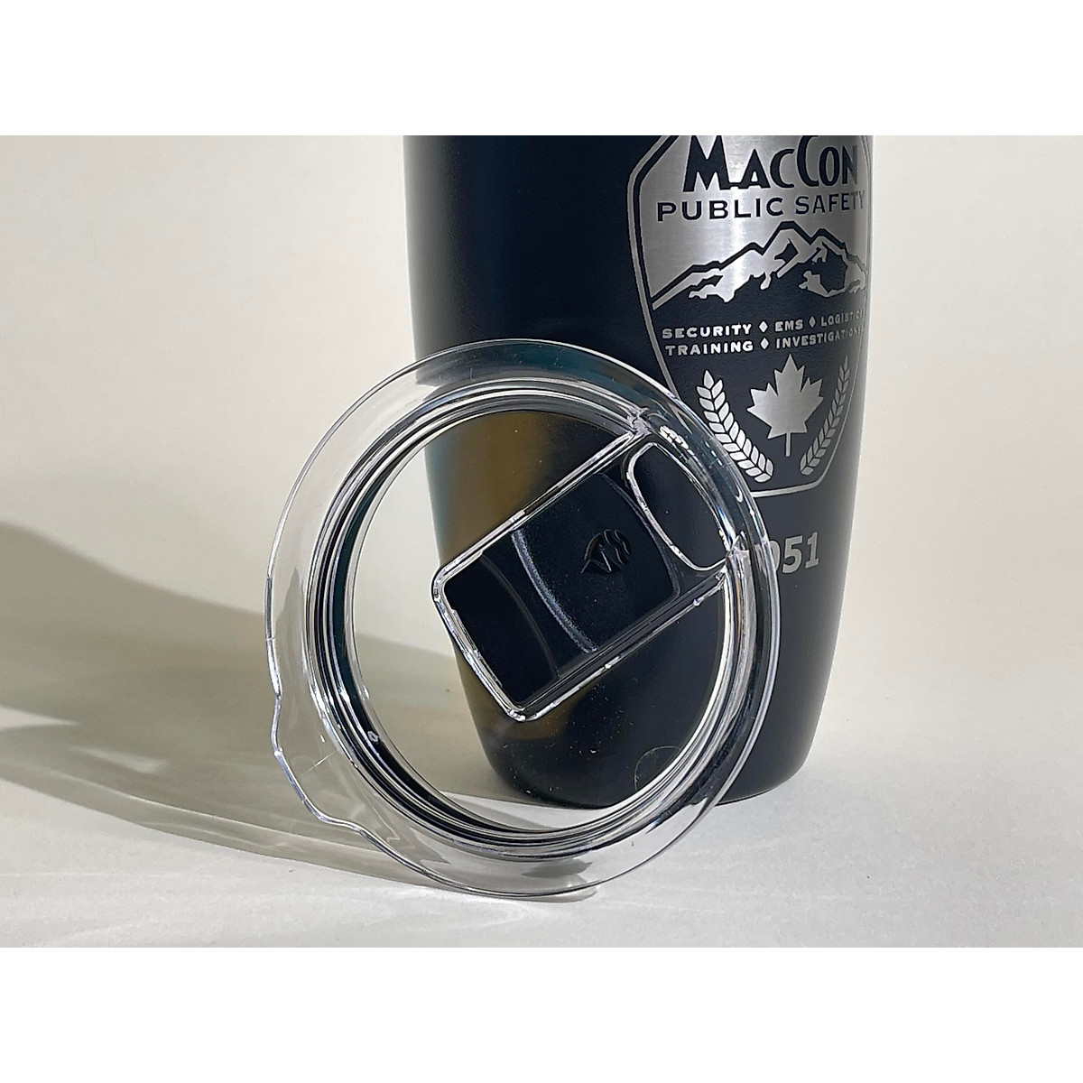 Personalized Photo Engraved Engraved Insulated Tumbler, Name Engraved Tumbler 16 oz. Stainless-Steel Travel Mug with Slide Lid, Custom Design Christmas Gift (Peyto 16) (Plum)