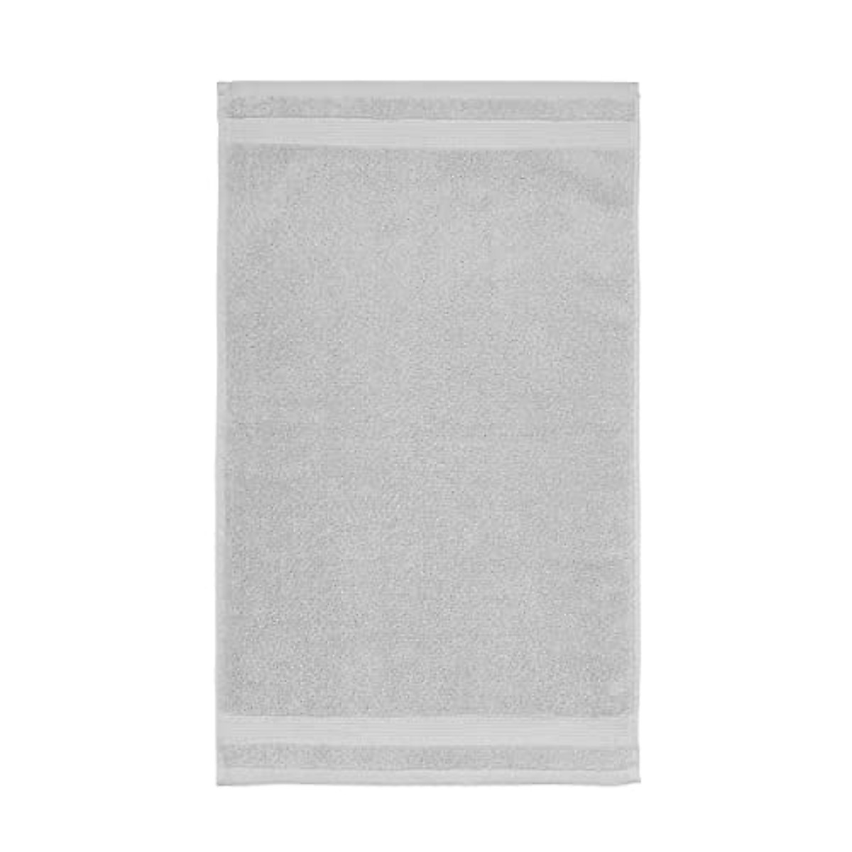 MARTHA STEWART 100% Cotton Bath Towels Set - 6 Piece Set | 2 Bath Towels - 2 Hand Towels - 2 Washcloths | Quick Dry Towels | Plush Towels | Absorbent | Ideal For Everyday Use | Light Grey Towels