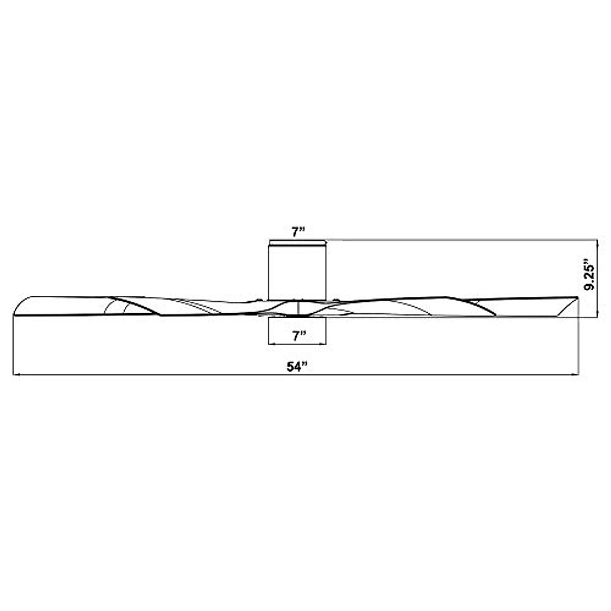 Modern Forms Aviator Smart Indoor and Outdoor 5-Blade Flush Mount Ceiling Fan 54in Graphite Weathered Gray with Remote Control (Light Kit Sold Separately) works with Alexa, and iOS or Android App