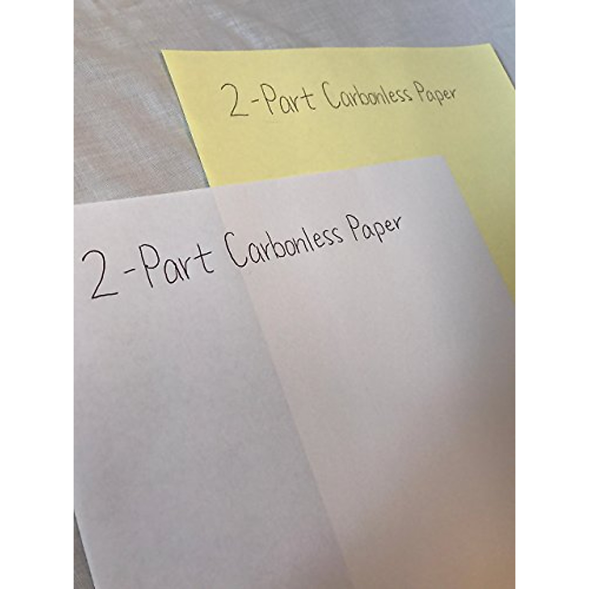 250 Sets, NCR Paper, 5887, Collated 2 Part (White, Canary), Letter Size Carbonless Paper Appleton