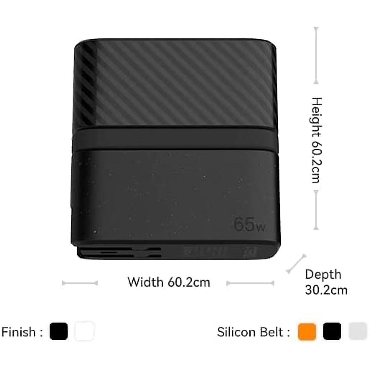 65W GaN USB C Charger with 4K HDMI, TV Mode & 3-Port Fast Charging - Compatible with MacBook, iPad, iPhone, Samsung, Steam Deck & More