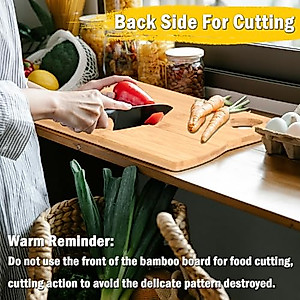 BackURyear 50th Birthday Gifts for Women Men, 50th Birthday Presents for Her Him, 50 Years Old Birthday Decorations, Born in 1974- Turning Fifty, 50th Birthday Cutting Board Gifts