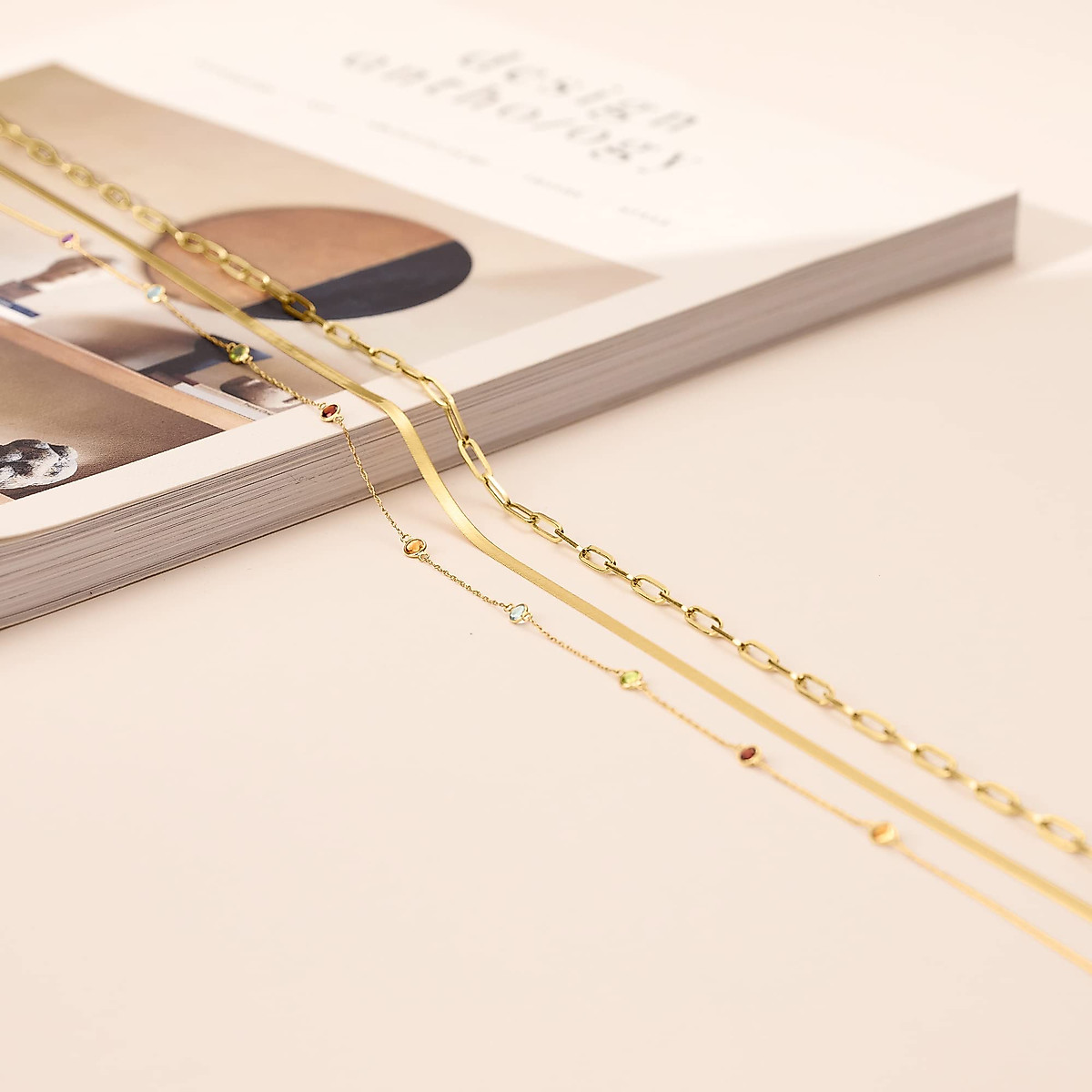 RS Pure by Ross-Simons 3mm 14kt Yellow Gold Herringbone Necklace. 16 inches