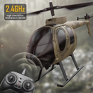 GoolRC RC Helicopter Remote Control Helicopter Toys for Boys 2.4GHz RC Drone Remote Control Plane Gyro Stabilization RC Airplane Altitude Hold Toy Gift for Boys Girls Adults 3 Batteries