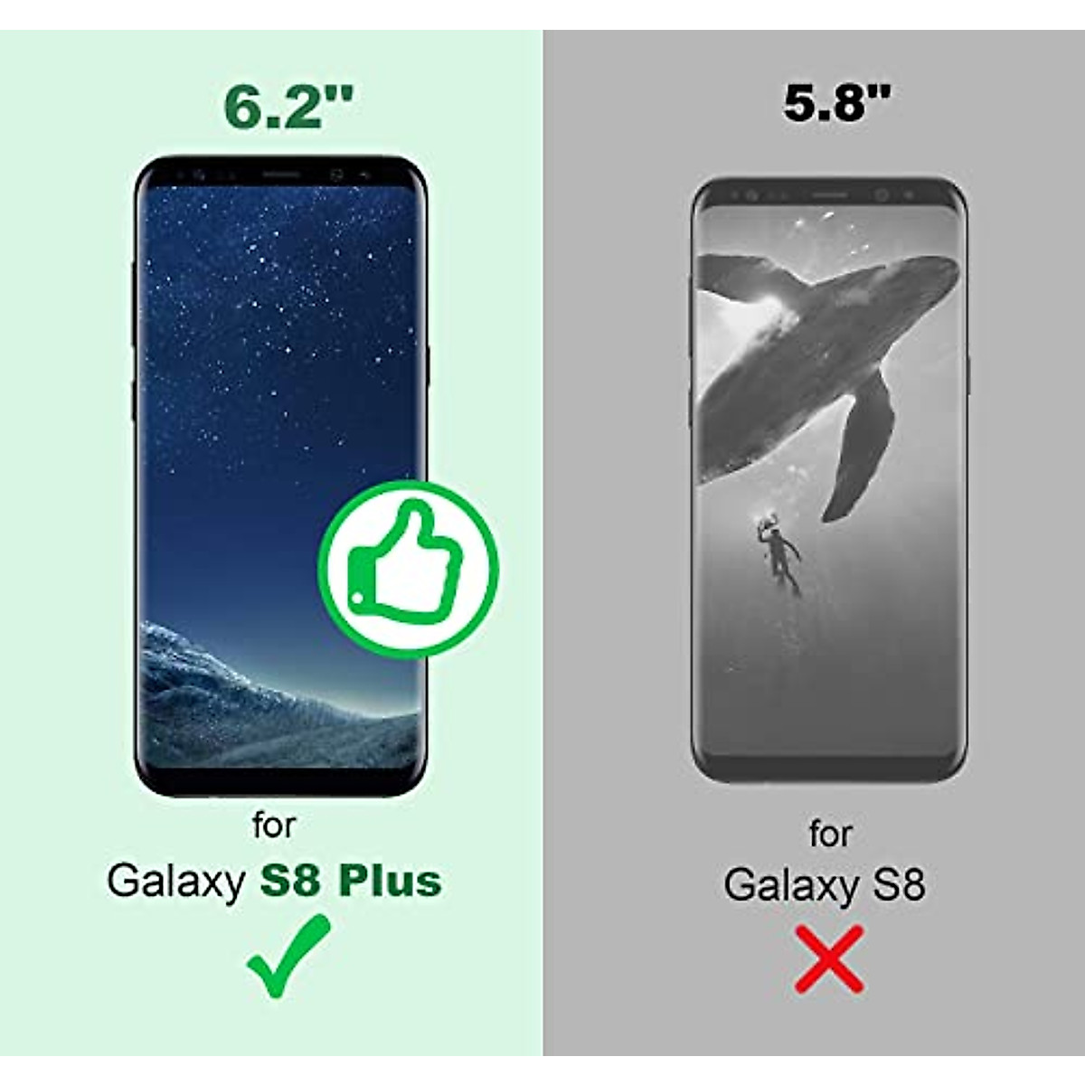 Silverback Galaxy S8 Plus Case, Moving Liquid Holographic Sparkle Glitter Case with Kickstand, Bling Diamond Rhinestone Bumper W/Ring Stand Slim Samsung Galaxy S8 Plus Case for Girls Women -Purple