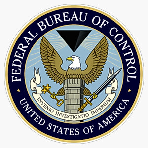Magnet Federal Bureau Of Control Magnet Vinyl Decal Sticker 5"