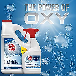 Hoover Oxy Deep Cleaning Carpet Shampoo, Concentrated Machine Cleaner Solution, 116oz Formula, AH30936, White