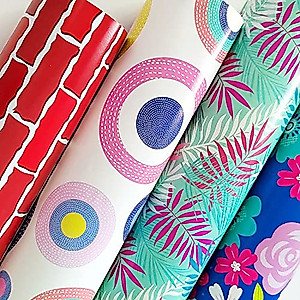 Birthday Wrapping Paper Sets - Happy Birthday Gift Wrapping Paper for Kids, Boys, Girls, Adults, Includes 4 Styles Mixed Gift Wrap Papers, for Gifts Box Wrapping Paper Roll | 20 x 29inch