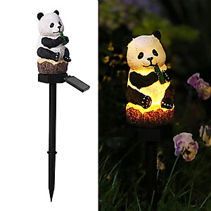 Animal Panda Decorative Garden Solar Light, Put in The Yard Light, as a Solar Stake Light able to Decorate The Garden