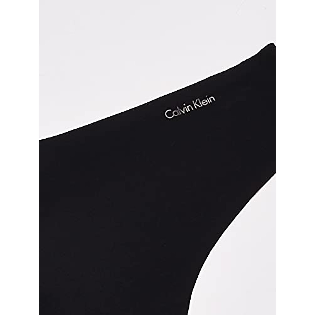 Calvin Klein Women's Invisibles Seamless Thong Panties, 5 Pack, Black 5 Pack, Medium