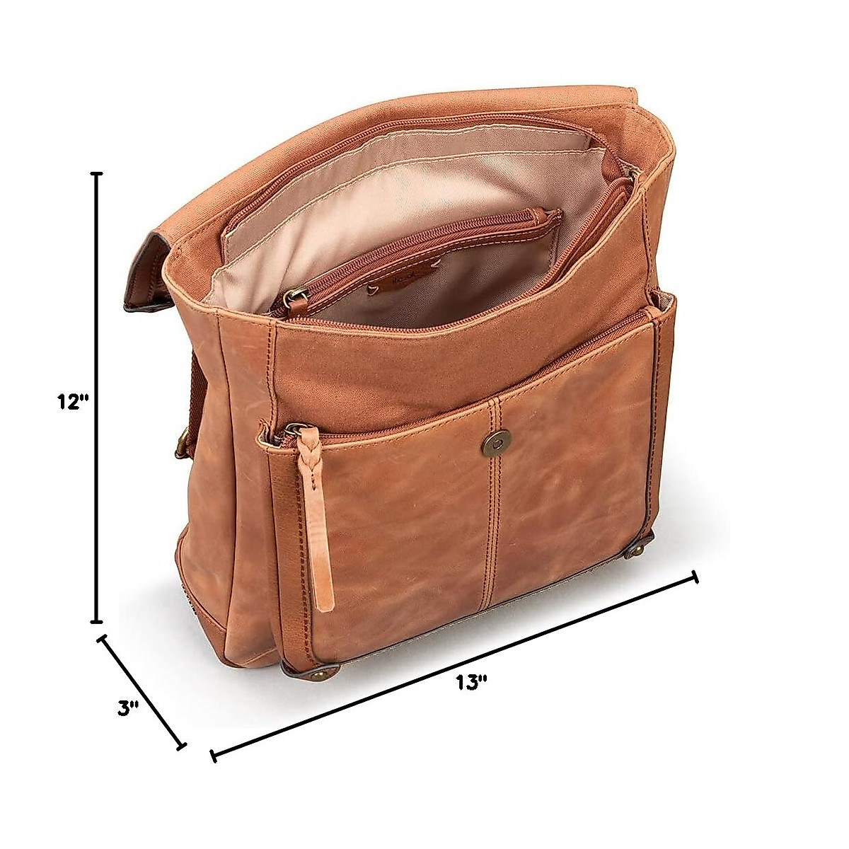 the sak womens Ventura Leather Convertible Backpack, Teak Ii, One Size US